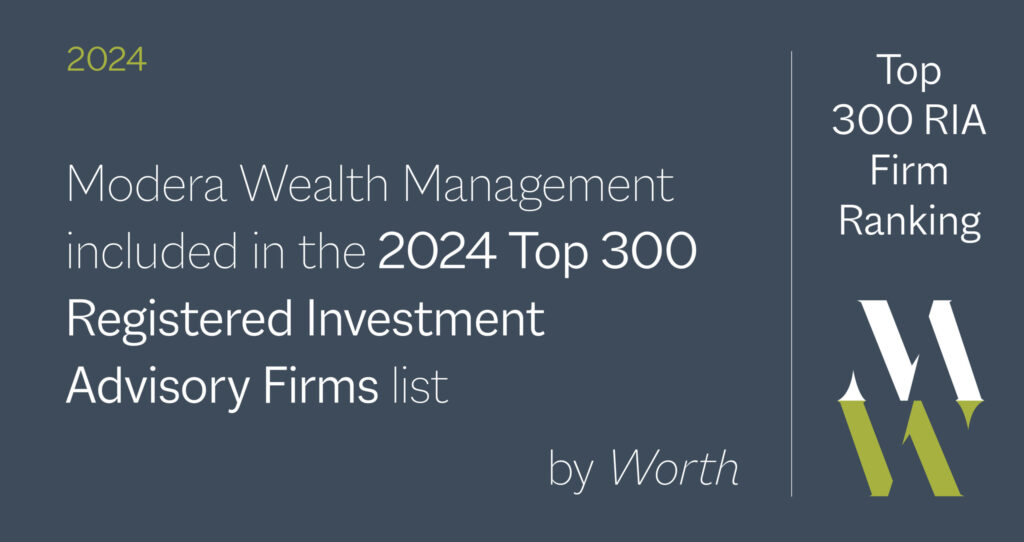 Modera Wealth Ranked in Worth 2024 Top Registered Investment Advisory ...