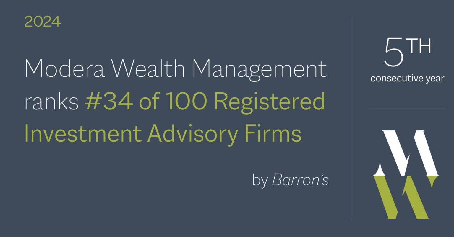 Modera Wealth Management is a Barron’s Top 100 RIA Firm | Modera Wealth ...